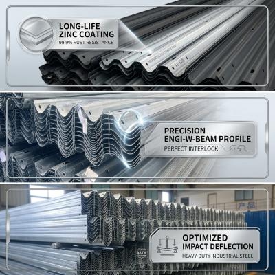 China Bridge Cable Barrier Guardrail Flexible Steel Railing for Highway Parapet Safety for sale