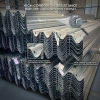 China AS/NZS 3845-1999 Steel Galvanized W Beam Crash Barrier Highway Safety Guardrail for sale