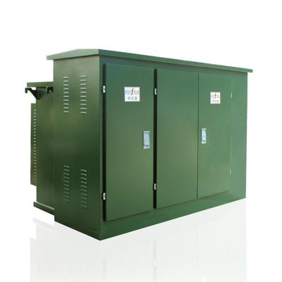 China Outdoor 15KV Compact Transformer Substation with Corrugated Steel Plate Tank for Power Distribution for sale