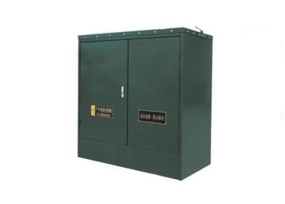 China Outdoor Cable Branch Box Metal Enclosed Green Color Connect Distribution Cabinet for sale