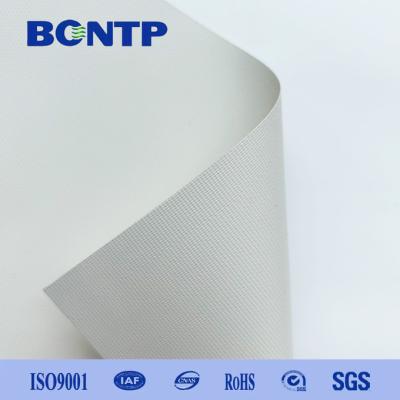 China Blackout Roller Blinds Fabric 3.2m Width Waterproof Fireproof Glass Fiber PVC for sale