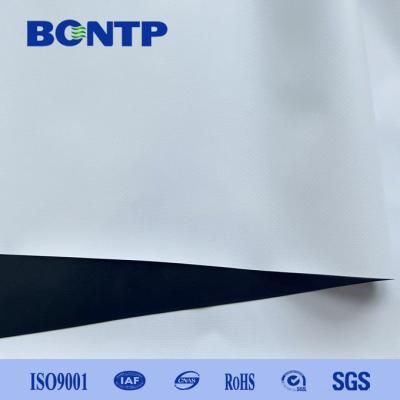 China PVC Matt White Projection Screen Fabric 3.2m Width 100m Roll for Motorized Screen for sale