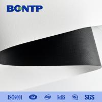 China PVC Matt White Projection Screen Fabric 0.4mm Super Flat 60 Degree View Angle for Motorized Screens for sale