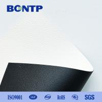 China White Black Projection Film Fabric Super Flat Projector Screen Fabric for sale