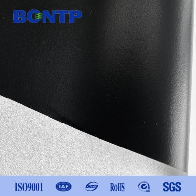 China Super Width White Black PVC Film for Projector Screen 0.33MM for sale