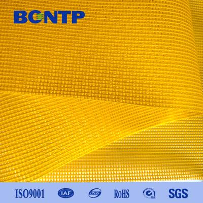 China 1000D High Strength PVC Coated Polyester Fabric for Truck Tarp Mesh Tarpaulin 250g for sale