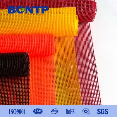 China PVC Coated Polyester Mesh Fabric 250gsm High Strength Waterproof 1000D for sale
