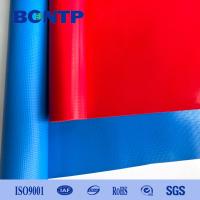 China PVC Coated Polyester Tarpaulin 580GSM for Truck Cover Flame Retardant Anti Aging for sale