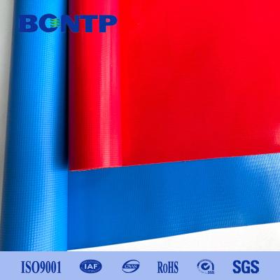 China PVC Coated Polyester Tarpaulin 580GSM for Truck Cover Flame Retardant Anti Aging for sale
