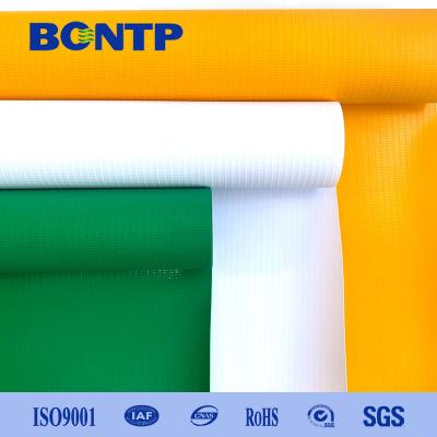China PVC Coated Waterproof Tarpaulin Roll 650gsm Anti UV High Strength Outdoor Fabric Cover for sale