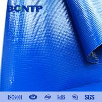 China 650gsm PVC Laminated Tent Fabric Tarpaulin Waterproof 1000D Polyester 2m Width for sale