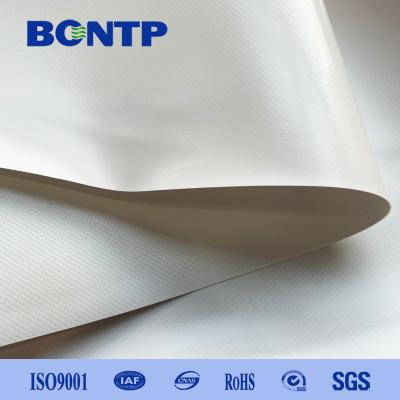 China PVC Coated Tarpaulin for High Speed Roll Up Door 0.8mm 1050gsm Stain Resistant Anti UV for sale
