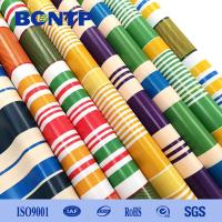 China Waterproof PVC Stripe Tarpaulin 2.7m Width for Outdoor Awning for sale