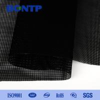 China PVC Coated Polyester Mesh Fabric 250D Black Color for Tent and Tarp 125g for sale