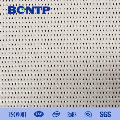 China 1000D PVC Coated Polyester Mesh Fabric Flame Retardant Anti UV 300gsm for Construction Decoration for sale