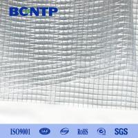China 1000D Transparent PVC Mesh Tarpaulin 360g White Fabric for Greenhouse and Tent Windows for sale