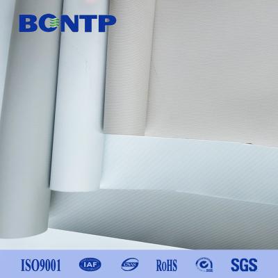 China Blackout Roller Blinds Fabric 3.2m Width 100% Blackout Waterproof Fireproof M1 B1 Grade Glass Fiber for sale