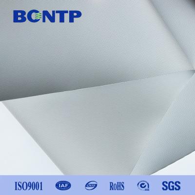 China Blackout Roller Blinds Fabric 3.2m Width 100% Blackout Waterproof Fireproof Anti-UV Glass Fiber Polyester for sale