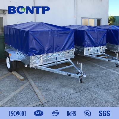 China Customized Waterproof PVC Polyester Trailer Tarpaulin Cover 2.12x1.26m for sale