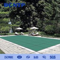 China PP Mesh Inground Swimming Pool Safety Cover 16x32FT Winter Protection for sale