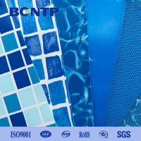 China Reinforced Anti-Slip PVC Swimming Pool Liner 1.2mm 50m Roll Custom Width for sale