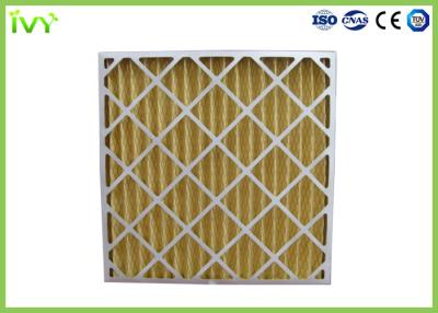 China Merv 8 Pleated Furnace Primary Air Filter EU4 With Cardboard Frame for sale
