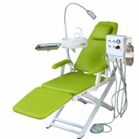 China Plan B For Dentist Portable Folding Dental Chair Light Weight Portable Dental Chair With Dental Turbine for sale