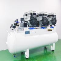 China 90L Silent Air Compressor Oil Free 2500W Dental Air Compressor Used For 6 Dental Chair for sale