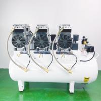 China 90L Silent Air Compressor Oil Free 2500W Dental Air Compressor Used For 6 Dental Chair for sale