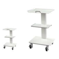 China Stainless Steel Dental Clinic Trolley Cart Mobile Carts Unit With Build In Socket for sale