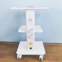 China Stainless Steel Dental Clinic Trolley Cart Mobile Carts Unit With Build In Socket for sale