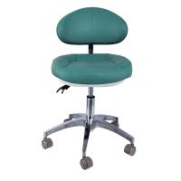 China Micro Fiber Leather Dentist Stool Big Backrest Salon Stool Soft Cushion Surgical Stool For Dentist for sale