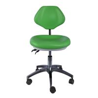 China Dental Clinic Doctor Assistant Stool Pu Leather Comfortable Seat Blue Color Dentist Stool for sale