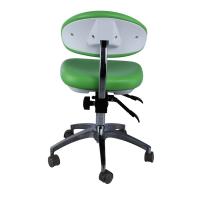 China Dental Clinic Furniture Rotating Seat Chair Comfortable Seat Big Cushion Dentist Stool for sale