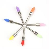 China Colorful Disposable Dental Kit Polishing Brush Nylon Teeth polishing Dental Prophy Brush for sale