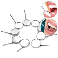 China Anti Fog Dentist Instrument Plain Mirror Stainless Steel Oral Reflectors Autocalvable Dental Mouth Mirror for sale