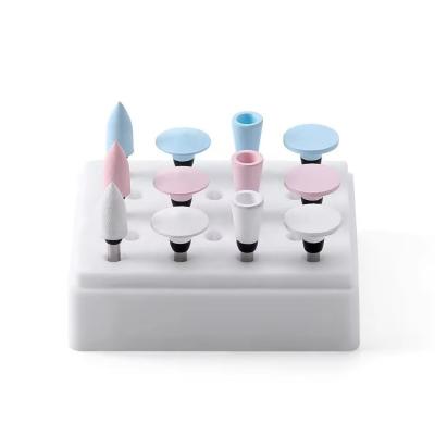 China 12pcs/box high quality dental silicone teeth polishing for contra angle handpiece hot sell dental polishing kits for sale