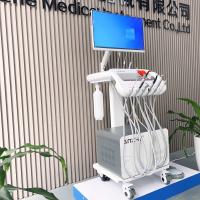 China Full Set Portable Dental Workbench Mobile Dental Clinic Surgical Dental Treatment Cart With Oral Camera for sale