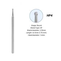 China Dental Lab Tungsten Carbide Burs 10pcs/Box Dental Round Carbide Burs For Polishing for sale