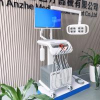 China Foshan Factory 550W Dental Mobile Cart Dental Clinic Portable Dental Unit With Lamp for sale