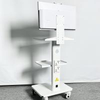 China Hospital Furniture 3 Layer Medical Trolley Dental Mobile Cart Unit Easy Clean Oral Scan Mobile Trolley for sale