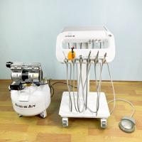 China Light Weight Dental Mobile Unit With 4 Universal Wheel Simple Design Dental Treatment Carts for sale