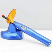 China Dental Led Curing Light Plastic Body Colorful Design Cordless Dental Light Cure Lamp for sale