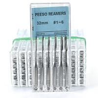 China Dental Endodontic Root Canal Instrument 32mm Dental Pesso Reamers For Enlarging Cervical Portion for sale