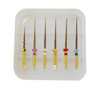 China Dental Stainless Steel Metal Drills Dental Bur Reamers For Fiber Post Dental Clinic Lab Material Dental Root Canal Drills for sale