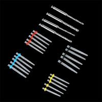 China Dental Straight Screw Tapered Endodontics Spiral Fiber Post With Drills 20 Posts And 4 Drills Dental Glass Fiber Post for sale