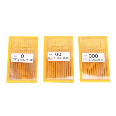 China Dental Stainless Steel Barbed Broaches Endodontic Needles Assorted Without Handle for sale