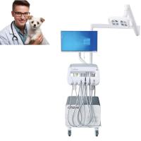 China Animal Tooth Treatment Cart Mobile Veterinary Dental Unit For Pet Hospital Clinic Hot Sell Pet Dental System for sale