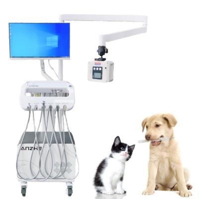 China Pet Clinic Mobile Dental Cart Animal Hospital Multi-function Operation Cart Veterinary Dental Equipment Teeth Treatment Trolley for sale