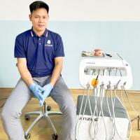 China Veterinary Dental Equipment Mobile Dental Unit For Pet Clinic Animal Teeth Care Movable Dental Trolley for sale